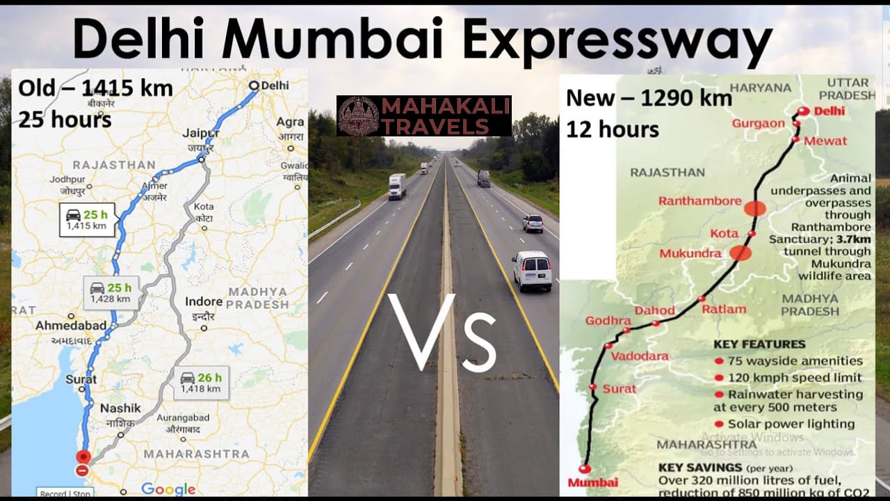 Mumbai To Delhi Distance - Mahakali Travels